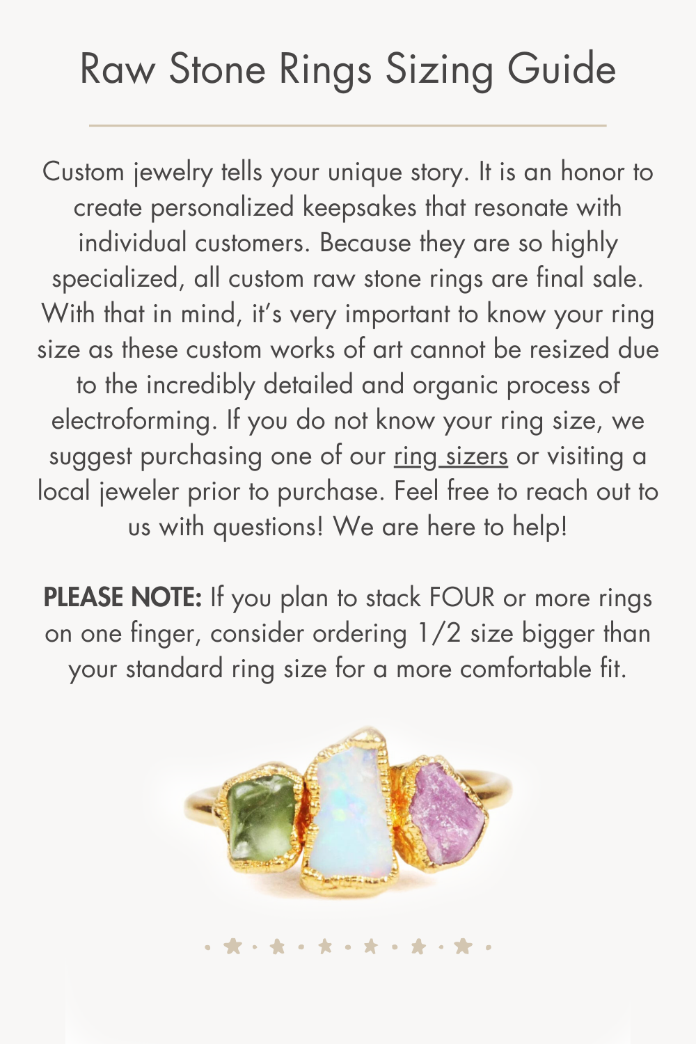 Family Birthstone Ring – Amy Waltz Designs