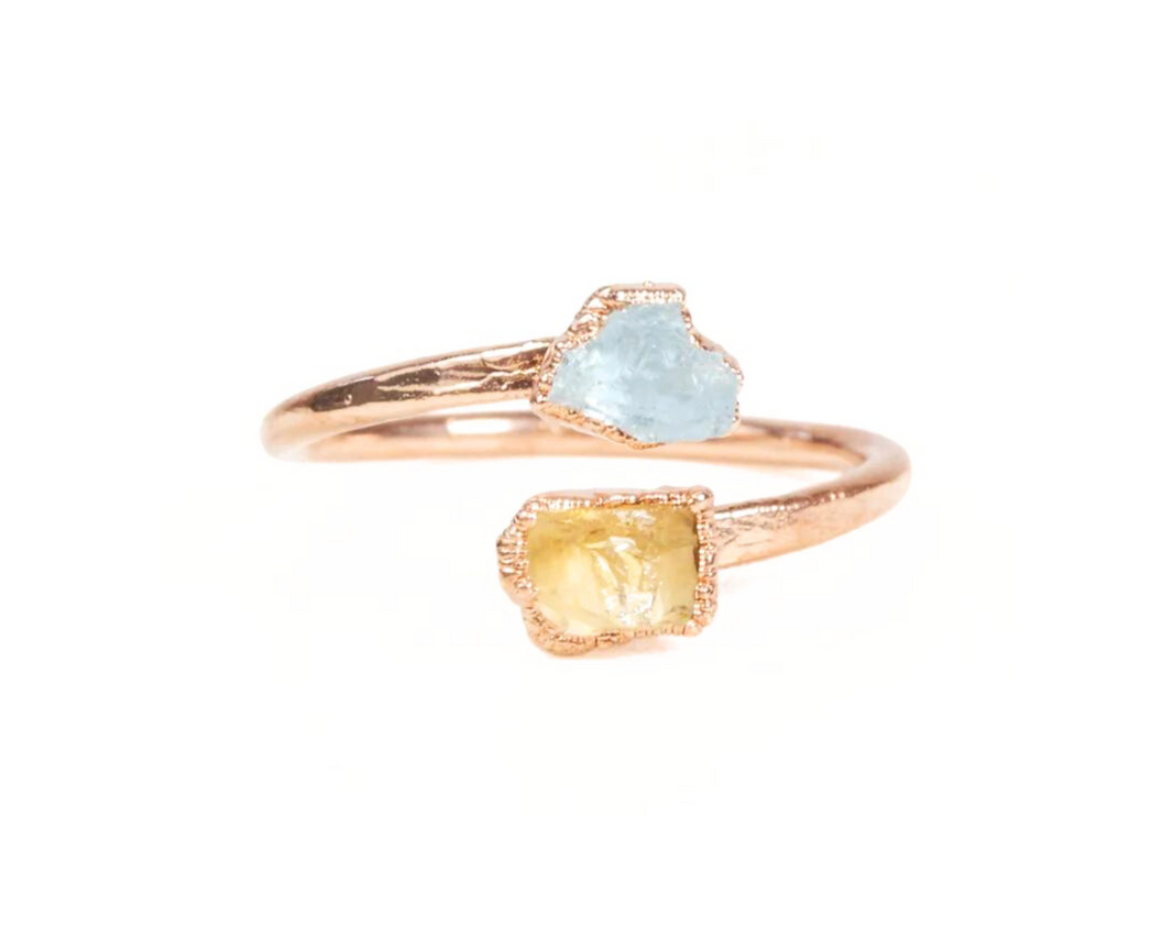 Raw Stone Rings – Amy Waltz Designs